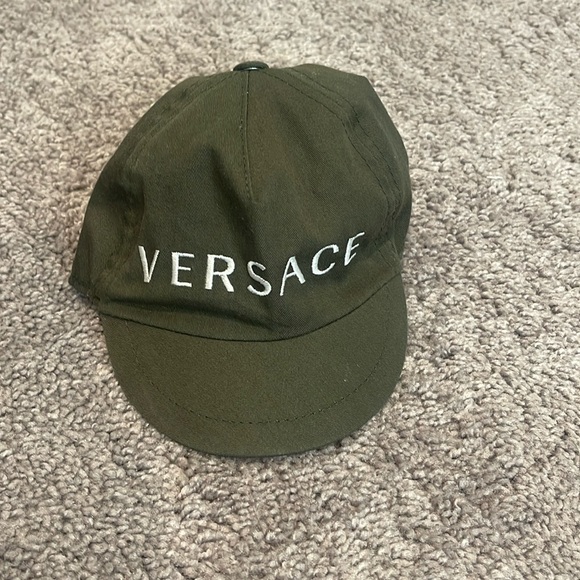 Versace | Accessories | Olive Green Baby Versace Hat | Poshmark